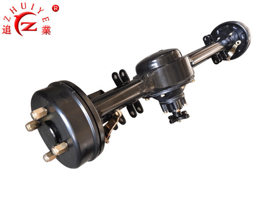 Motorized Trike Light Duty Axle , 4 Bolt Semi Floating Mechanical Rear Differential Axle